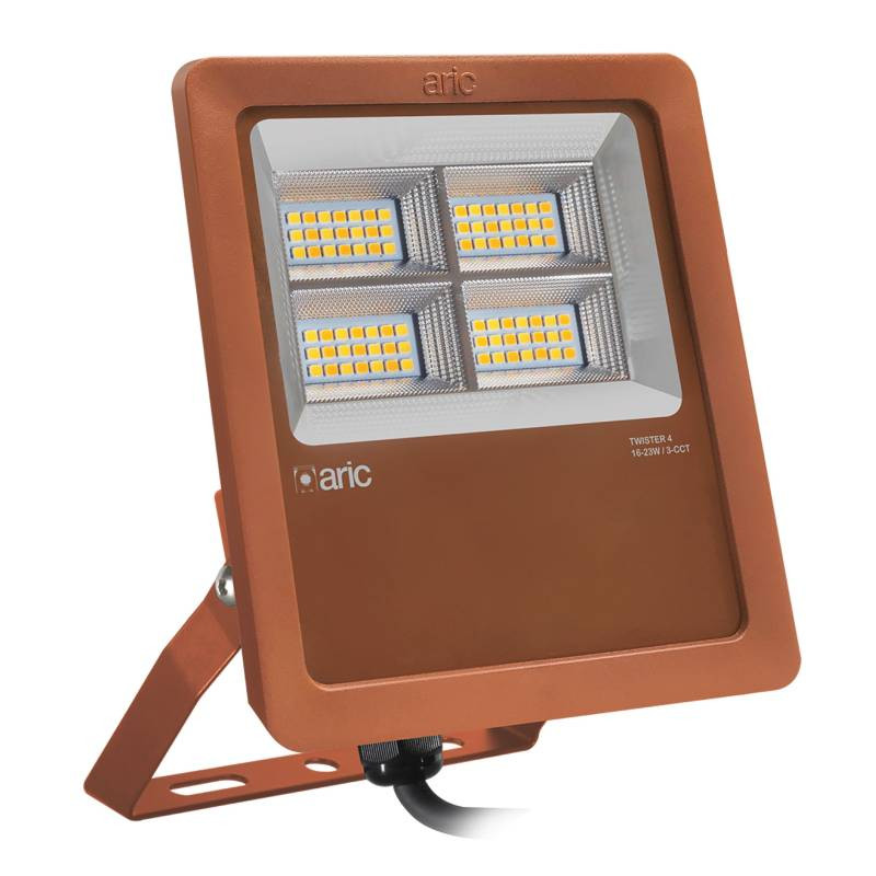Projecteur extérieur 16-23W - Corten [51684 - Aric]