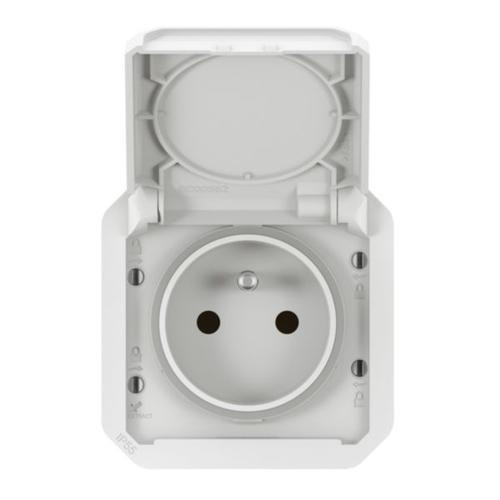 069870L Legrand - Prise Plexo étanche - Complet - Blanc