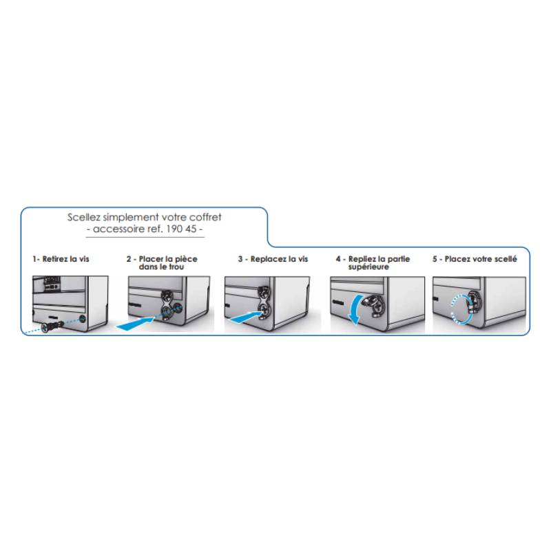 Coffret Evolution Eur'Ohm - 4 rangées - 52 modules - 19441