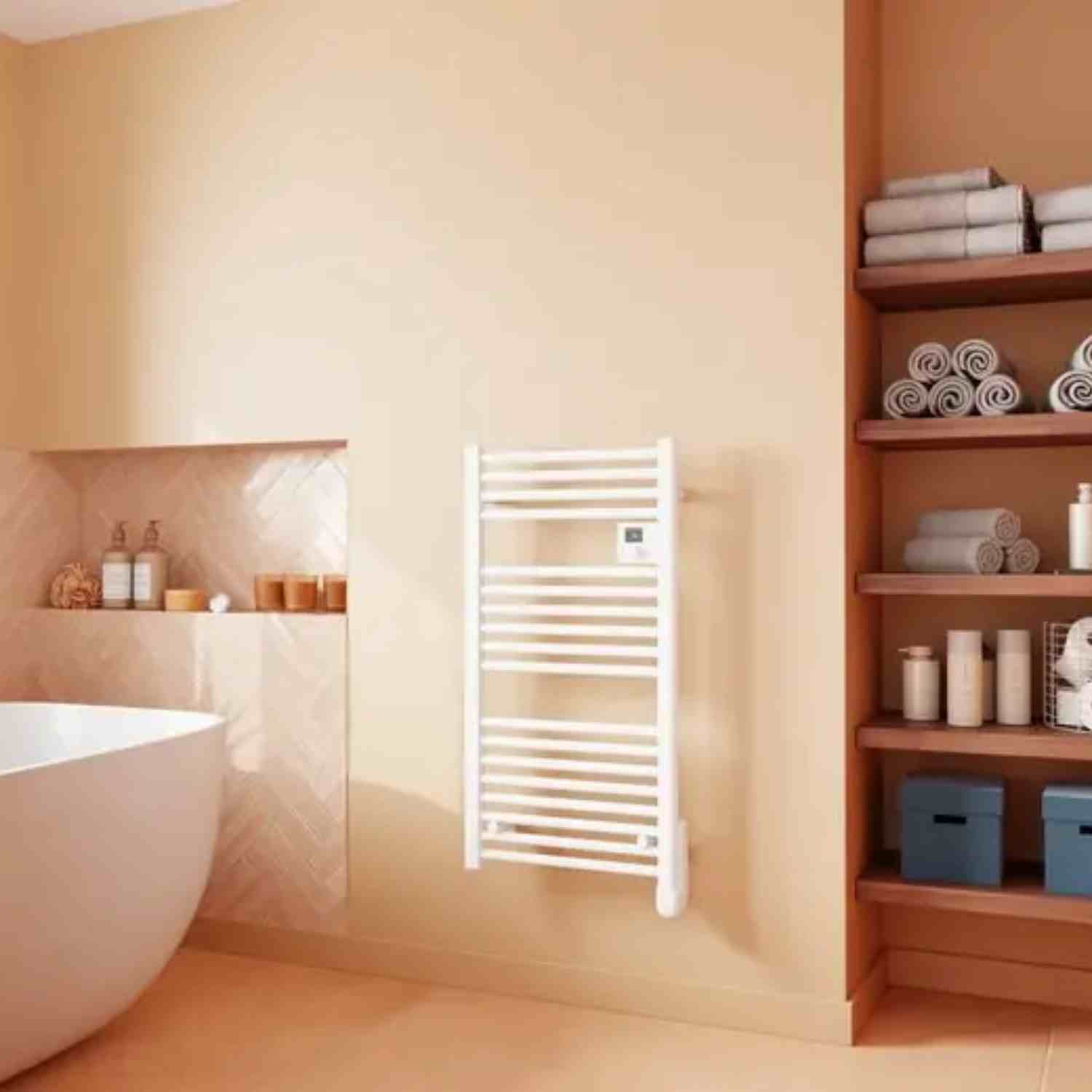 Sèche-serviettes connecté Ezybain Nativ - 750W [M245312- Intuis]