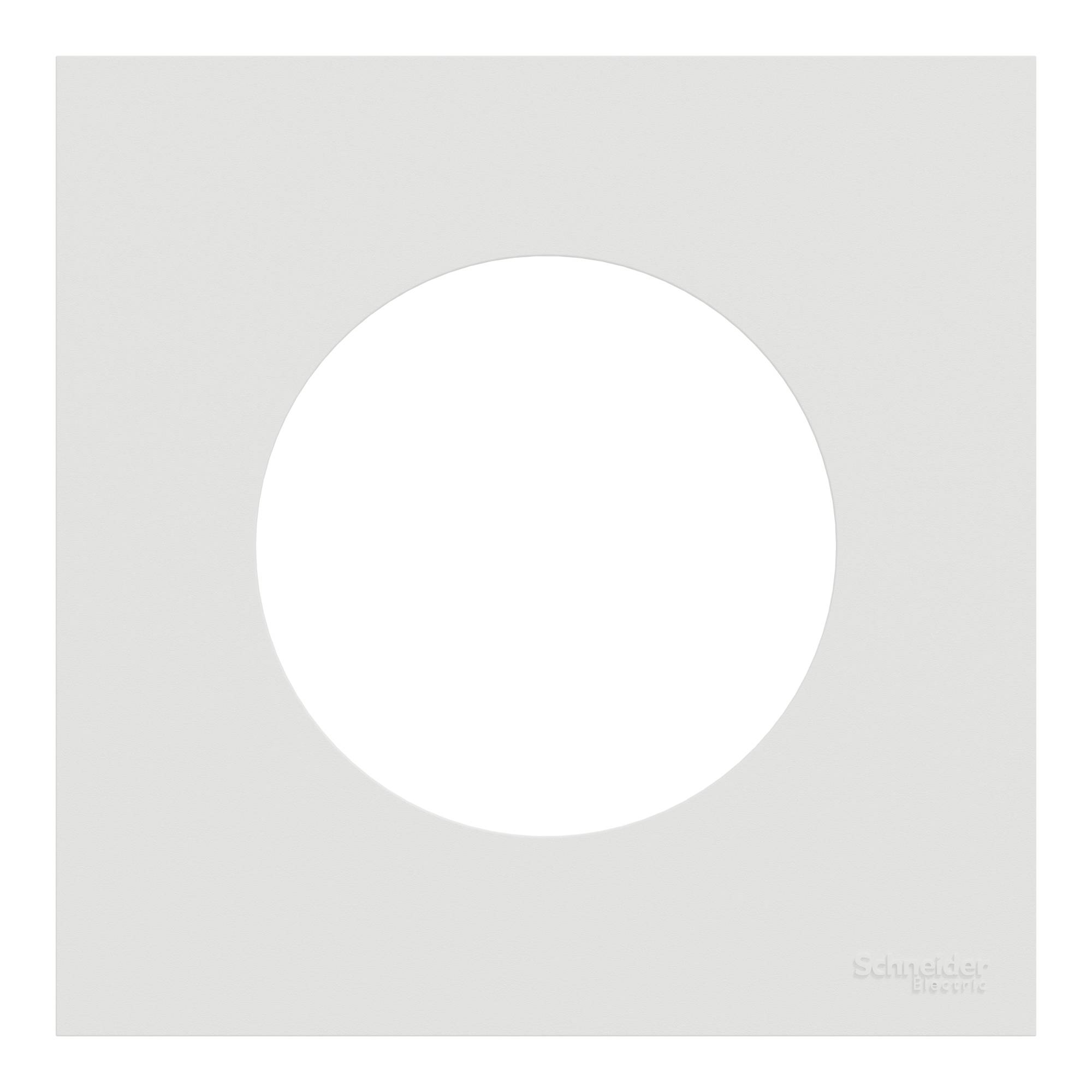 S920702 Schneider Electric - Plaque Odace - 1 poste - Blanc