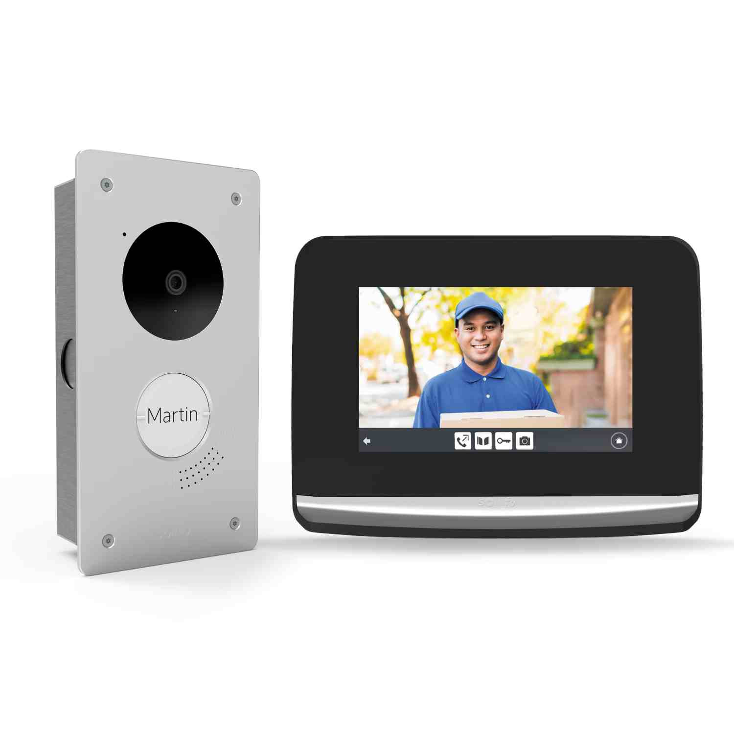 1871517 - Somfy - Visiophone V500 PRO io encastré + secteur