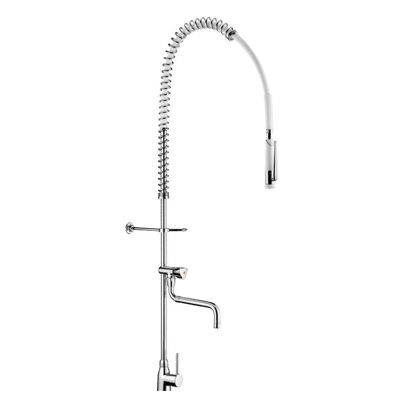 6692 Delabie - Combiné de prélavage - Monotrou - Avec mitigeur