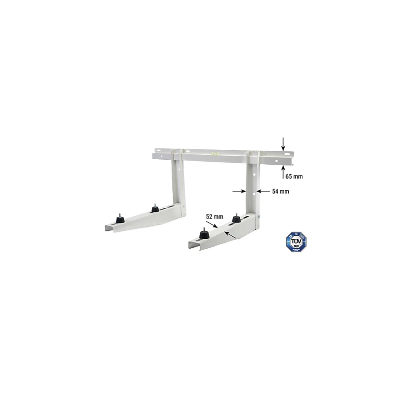 AS450BTNP - Support mural groupe extérieur pompe à chaleur EID - 460 mm