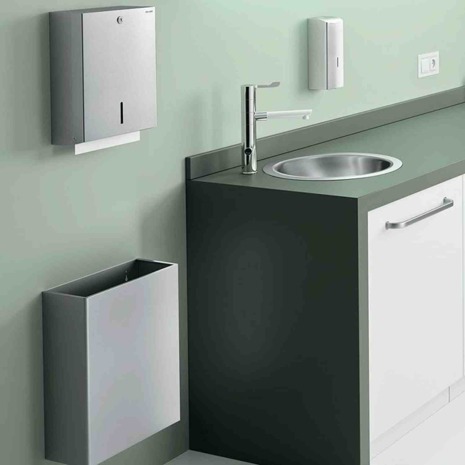 [510601S - Delabie] - Distributeur d’essuie-mains mural - Inox satiné