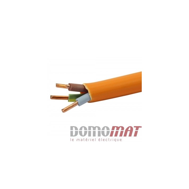 Câble CR1-C1 armé 4G2.5 - Sécurité incendie - Couronne de 2000 mètres