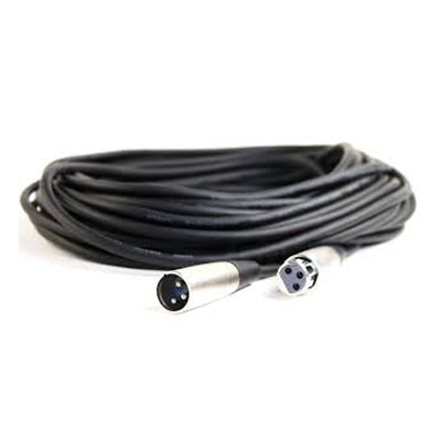 Câble microphone rond noir 4X0,22 - vendu par rouleau de 100 mètres