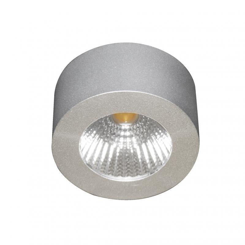Spot en saillie apparent EVA 62R LED 5W rond fixe Argent