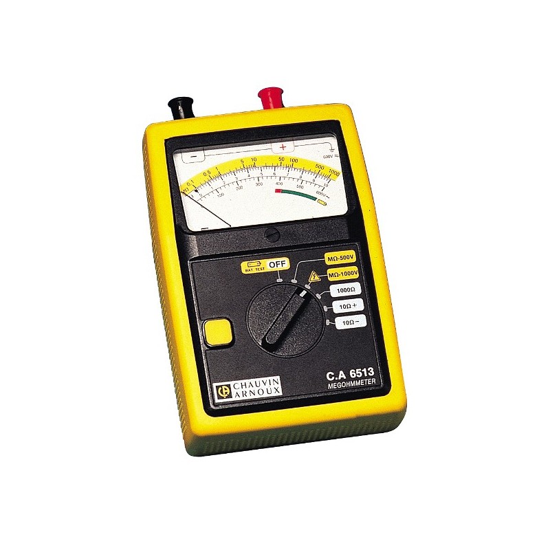 Contrôleur d'isolement analogique C.A 6513 - Sous 500V DC