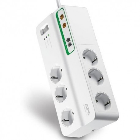 PMH63VT-FR - APC SCHNEIDER - Parasurtenseur - 6 prises 10A + Protec tel ...