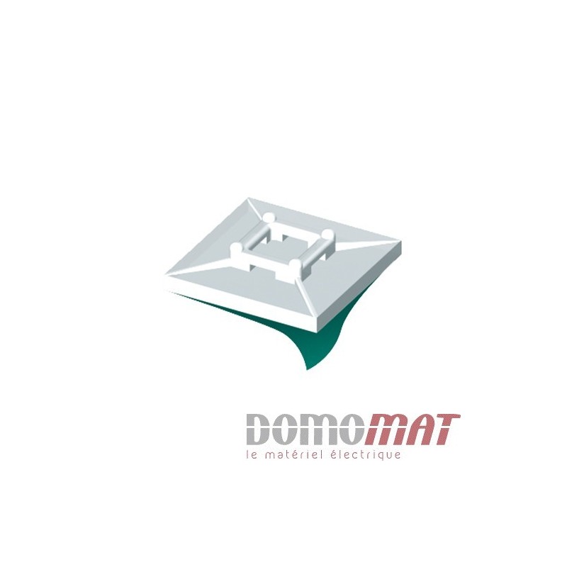 Embase adhésive - U60X - 30x30 mm
