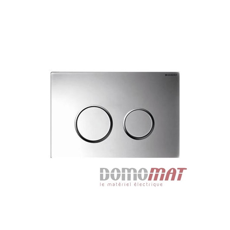 Plaque de déclenchement - Sigma 20 - Chrome mat et brillant