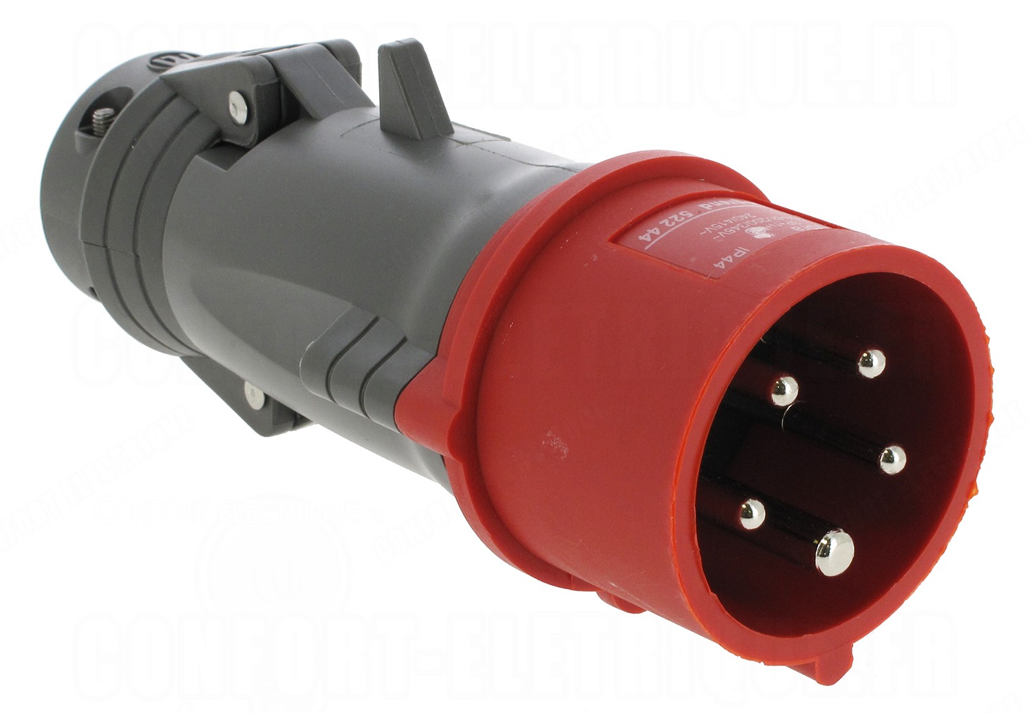 52244 - Fiche droite Hypra 380/415 V-16A - 3P+N+T LEGRAND