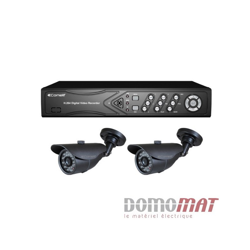 AHKIT418DFR - Comelit - Kit vidéosurveillance HD numérique 2 caméras