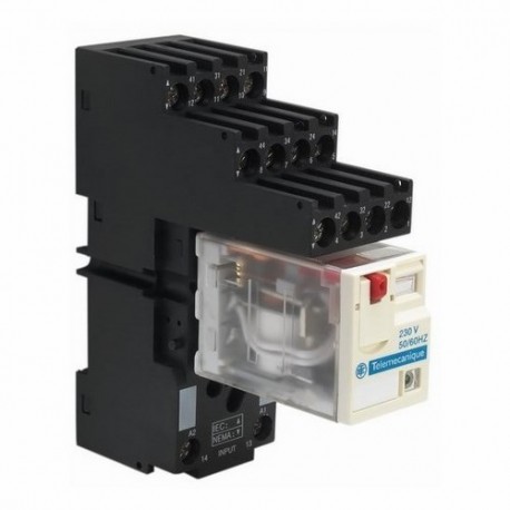 Embase pour relais enfichable Zelio RXM - contacts séparés - raccord ...