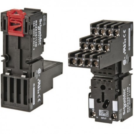 Embase pour relais enfichable Zelio RXM - contacts séparés - raccord ...