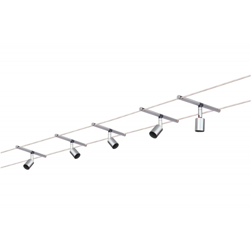 94145 Paulmann - Kit 5 spots Spice Salt - GU5.3 - Chrome mat
