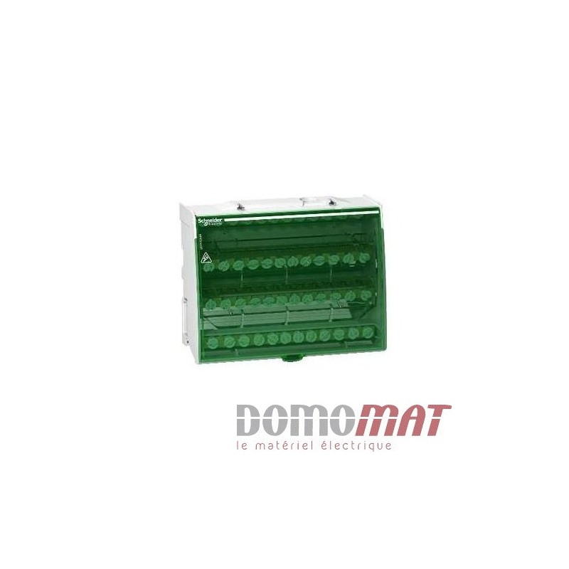 Répartiteur étagé tétrapolaire Linergy - LGY412548 - 125A - 4x12 trous