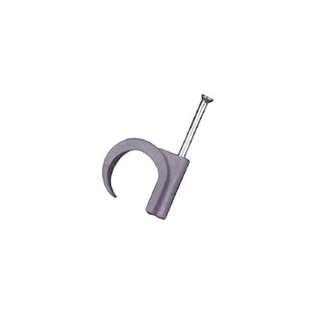 43534 - Boite 100 attaches Pontet 20/25x40mm Gris Eur'Ohm