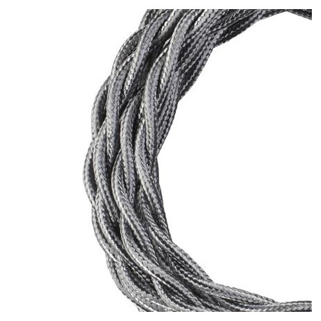 Cordon textile métallique torsadé