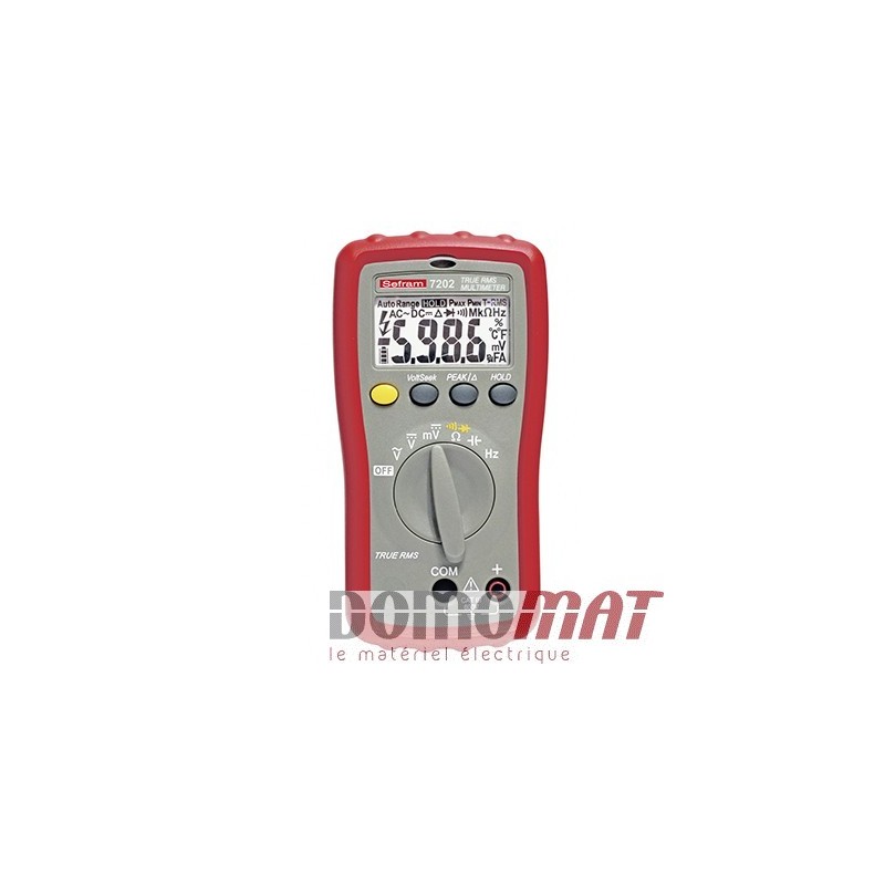 Multimètre numérique portable SEFRAM7202