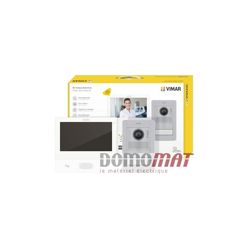 Achetez un kit portier-vidéo de Vimar K40507.01 sur Domomat.com