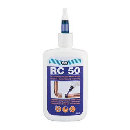 Flacon de colle-résine RC50 de référence 814650 par la marque Geb