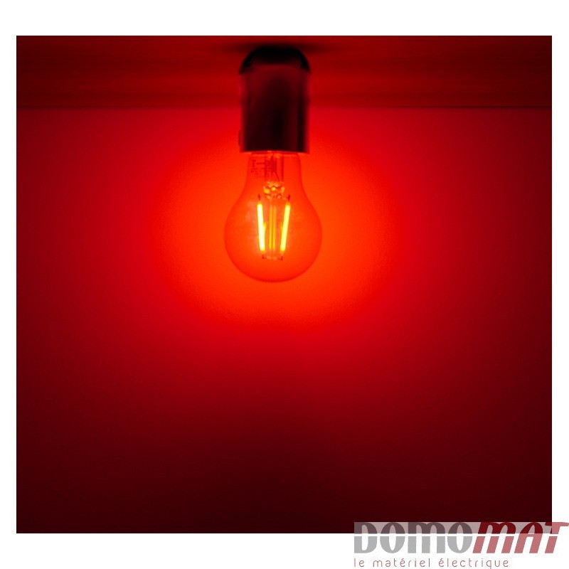 Acheter une ampoule led à filament 2W, rouge de Vision-el