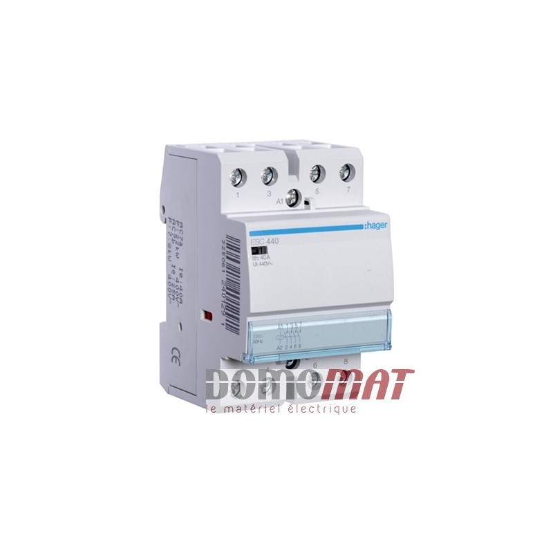 [ESC440 - Hager] Contacteur 40A 4P 4F