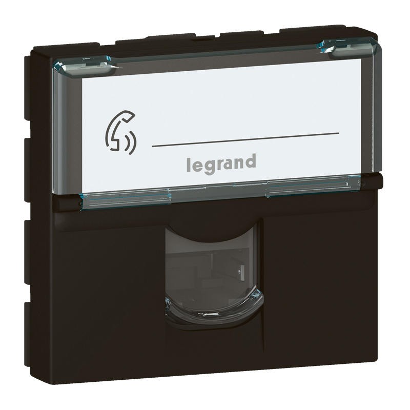 [079165L-Legrand] Prise RJ45 2 modules noir mat