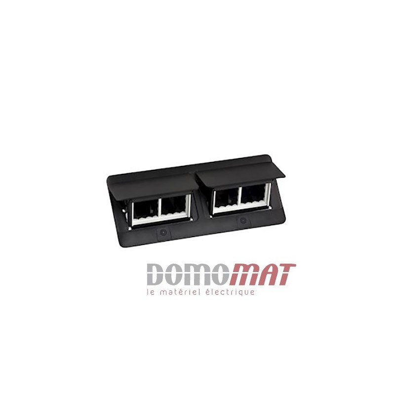 [654005 - Legrand] Pop'Up encastrable noir mat 8 modules