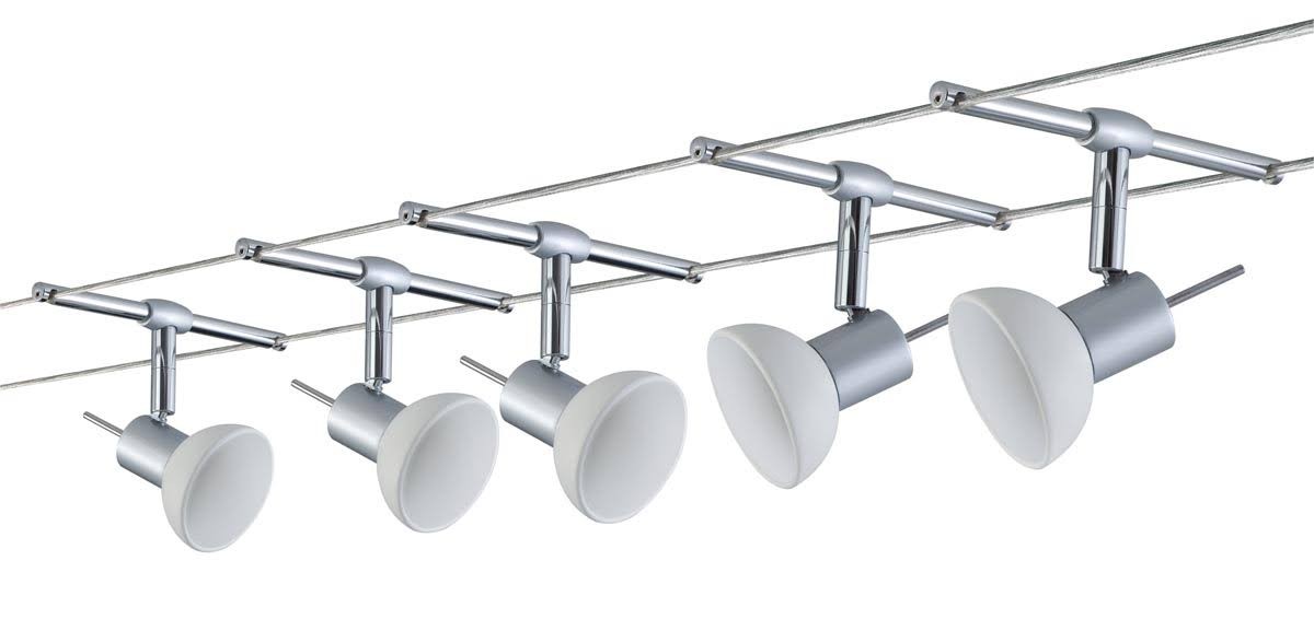 Kit complet comprenant 4 spots Togo sur câbles - 4x10W - GU5.3- 60 VA ...