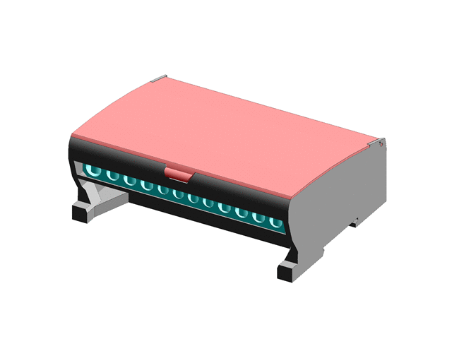 Répartiteur étagé tétrapolaire Linergy - LGY412548 - 125A - 4x12 trous