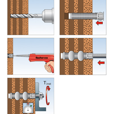 Cheville Fischer Lot de 50 tamis d'injection - FIS H 12x85 K - Plastique | Darty