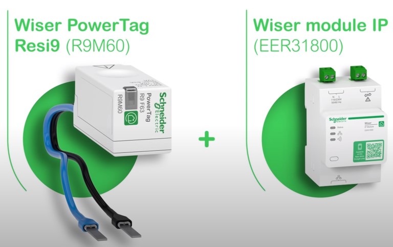 Schneider R9M60 - Capteur de mesure sans fil Wiser Energy PowerTag ...